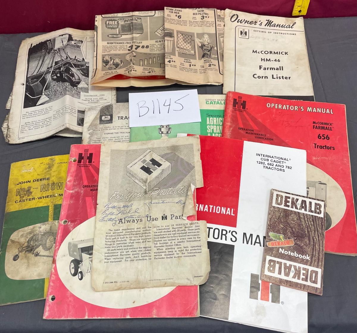 Old owners manuals | EstateSales.org