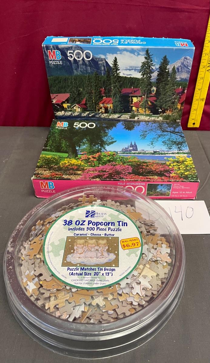 Set of 3-500 piece puzzles | EstateSales.org