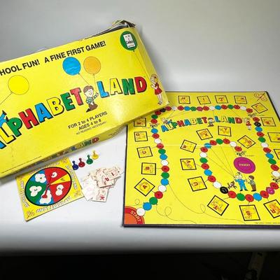 Retro Cadaco Alphabet Land Educational First Board Game Preschool Kids ...