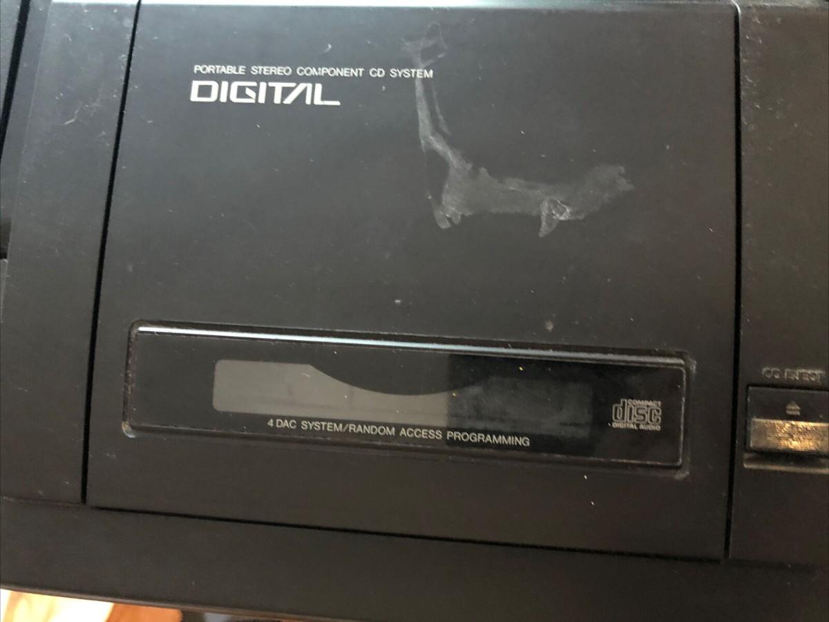 Panasonic RX - DT610 Boombox w/Removable Speakers CD Radio Tape Deck ...