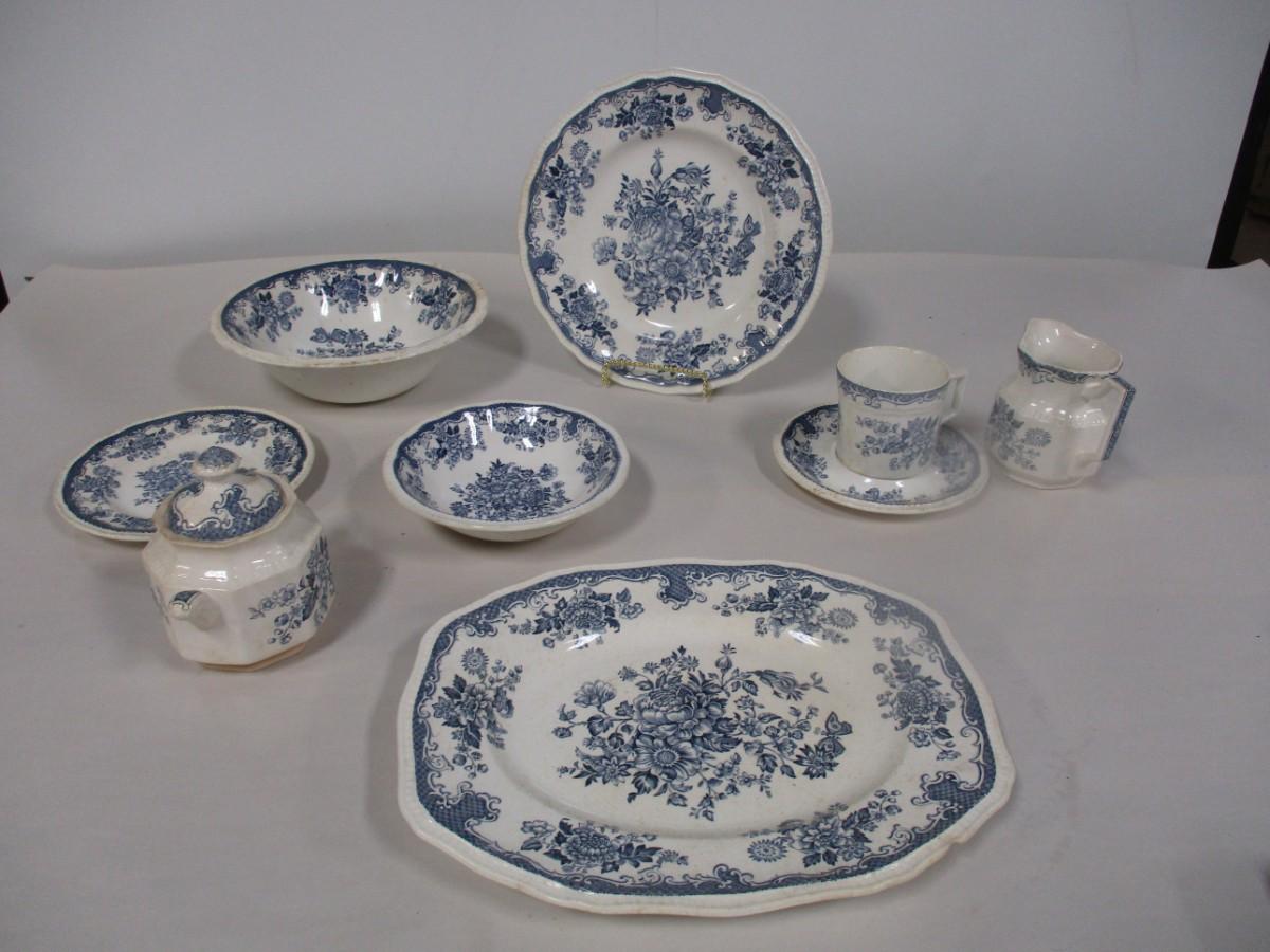 Kensington Staffordshire Ironstone England Balmoral Dishes ...