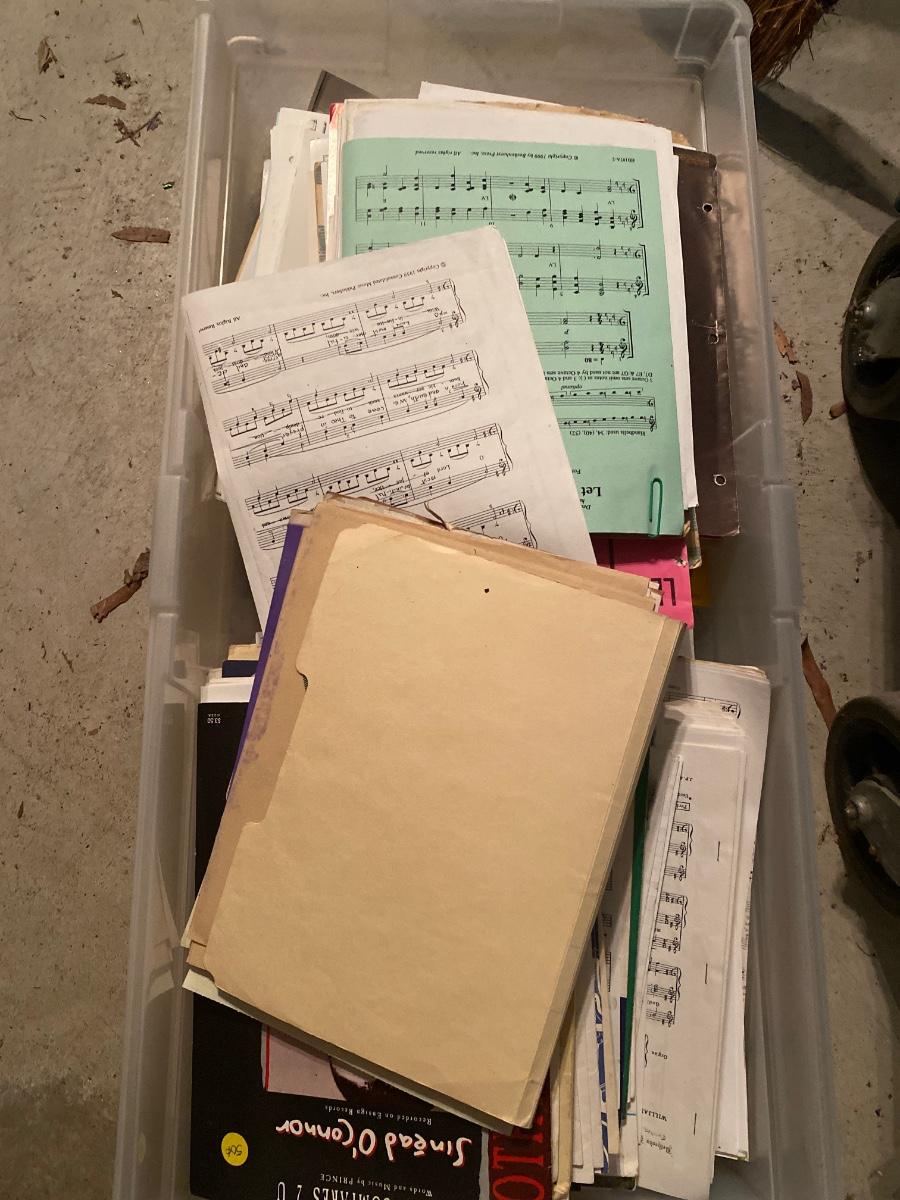 Sheet music lot | EstateSales.org