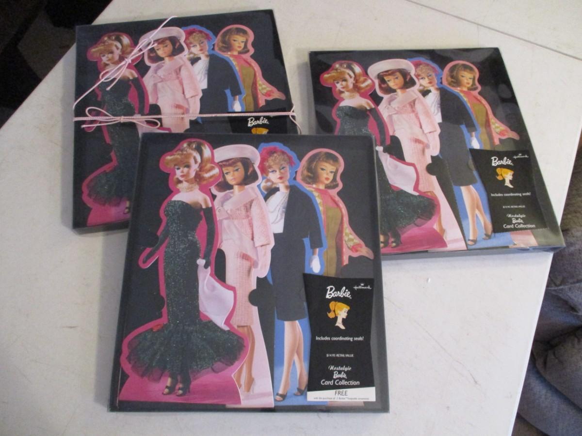 Barbie Nostalgic Hallmark Greeting Fashion Cards w Envelopes and Seals ...