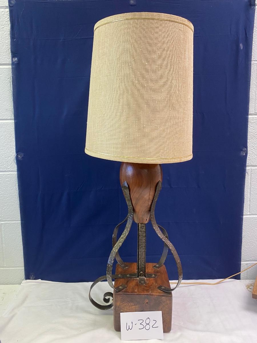 Wooden Lamp | EstateSales.org