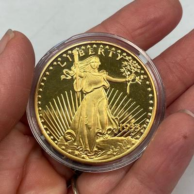 National Collector's Mint Lady Liberty Gold Plated Coin Numbered ...