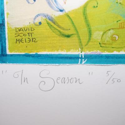 "THE SEASON" WATERCOLOR ILLUSTRATION SIGNED BY DAVID SCOTT MEIER ...
