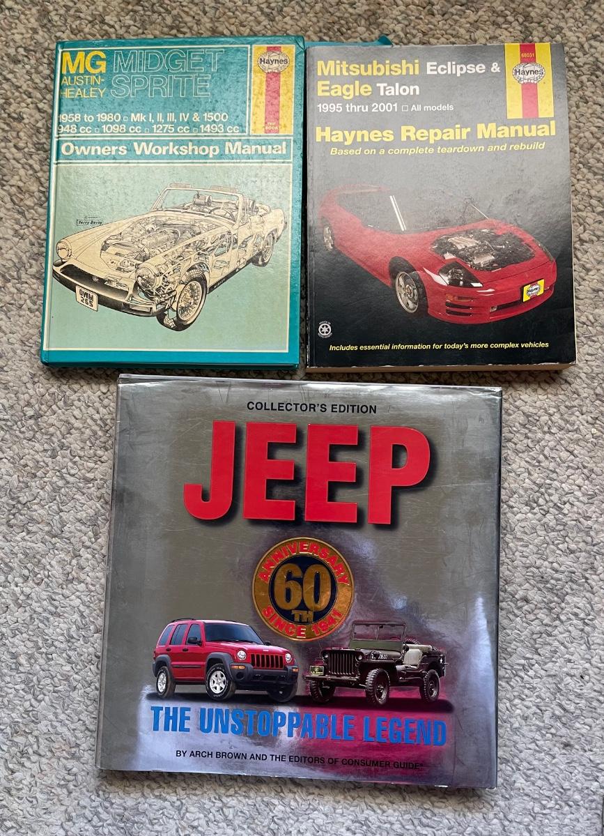 Book lot cars Midget Eclipse Jeep | EstateSales.org