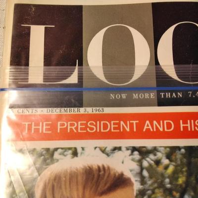 LOOK Magazine; "December 3, 1963, The President and his son: an ...