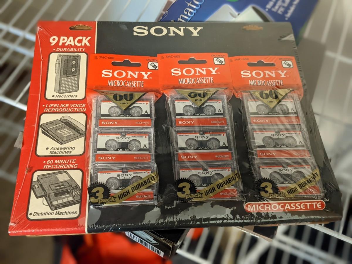 NIB 9 Pack Sony Microcassettes | EstateSales.org