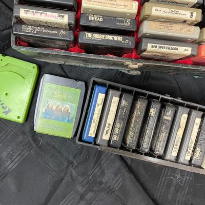 50+ Vintage 8 track tapes plus Craig 8 track player | EstateSales.org