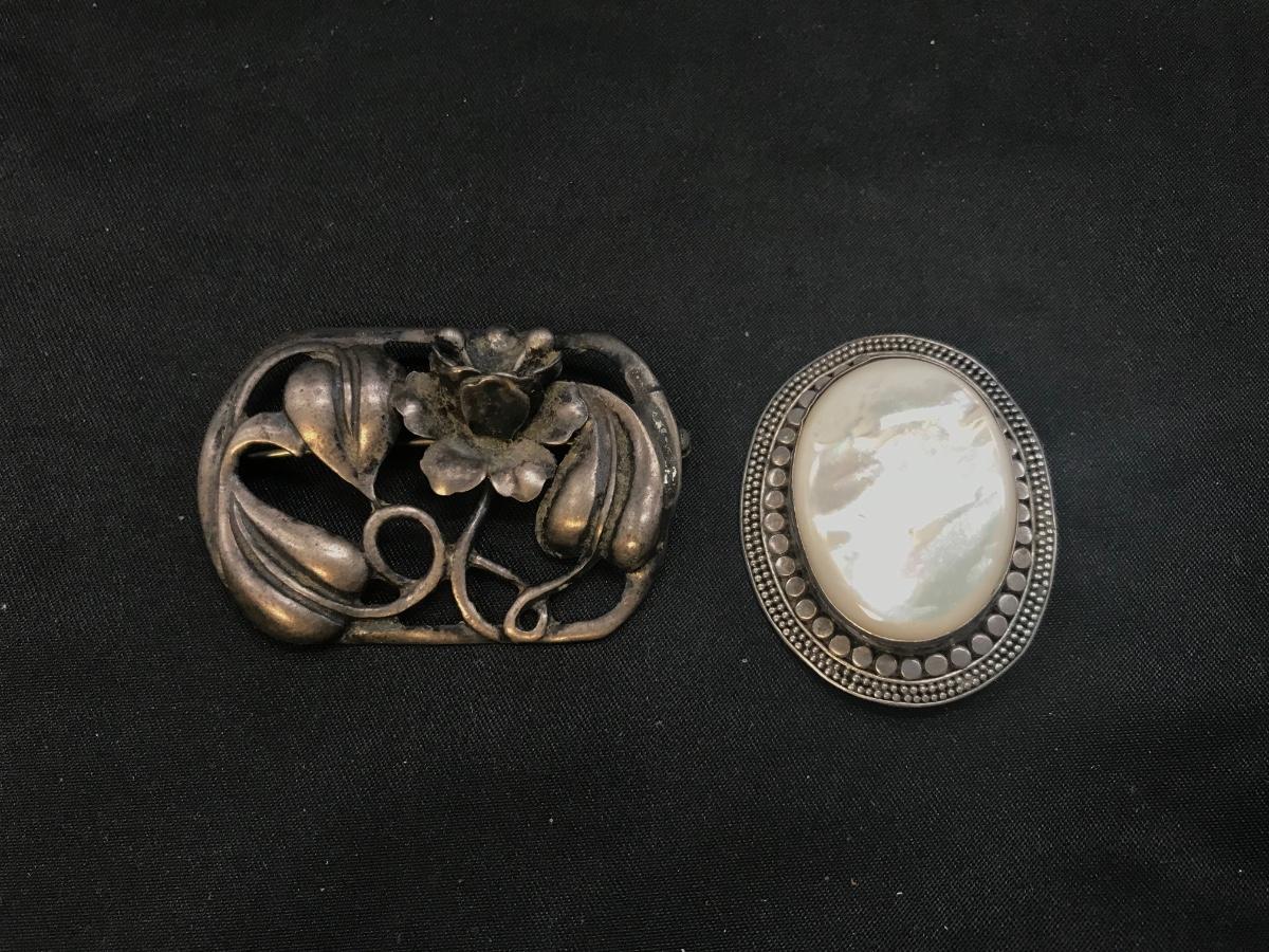 STERLING SILVER BROOCHES | EstateSales.org