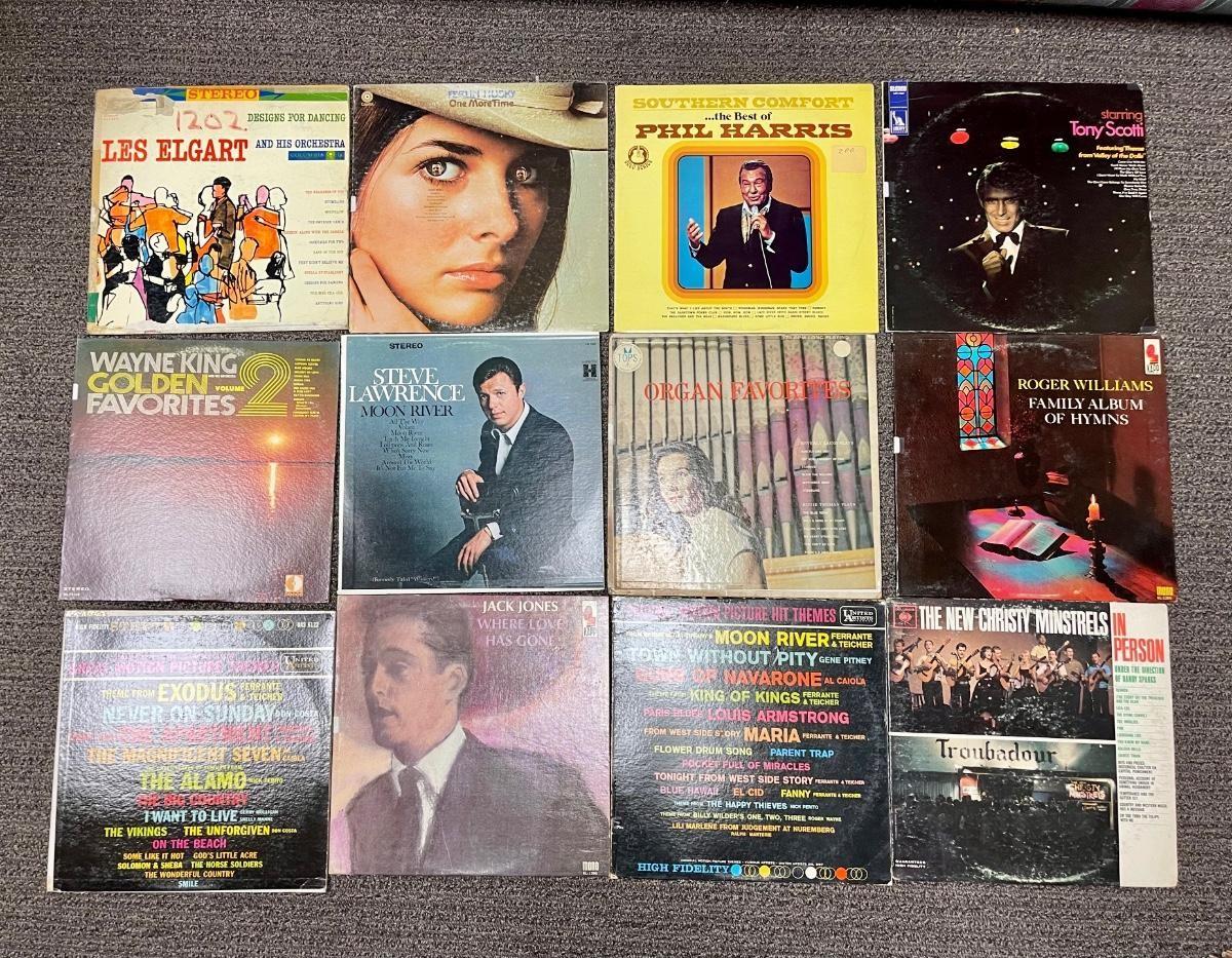Vintage Vinyl Record Lot 12 Records Lp 33rpm