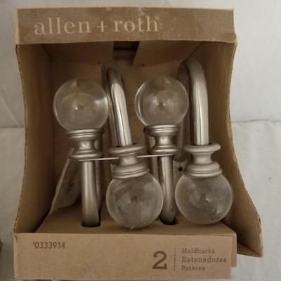 Allen + Roth Drapery Rods & Pullbacks (BR1-JS) | EstateSales.org