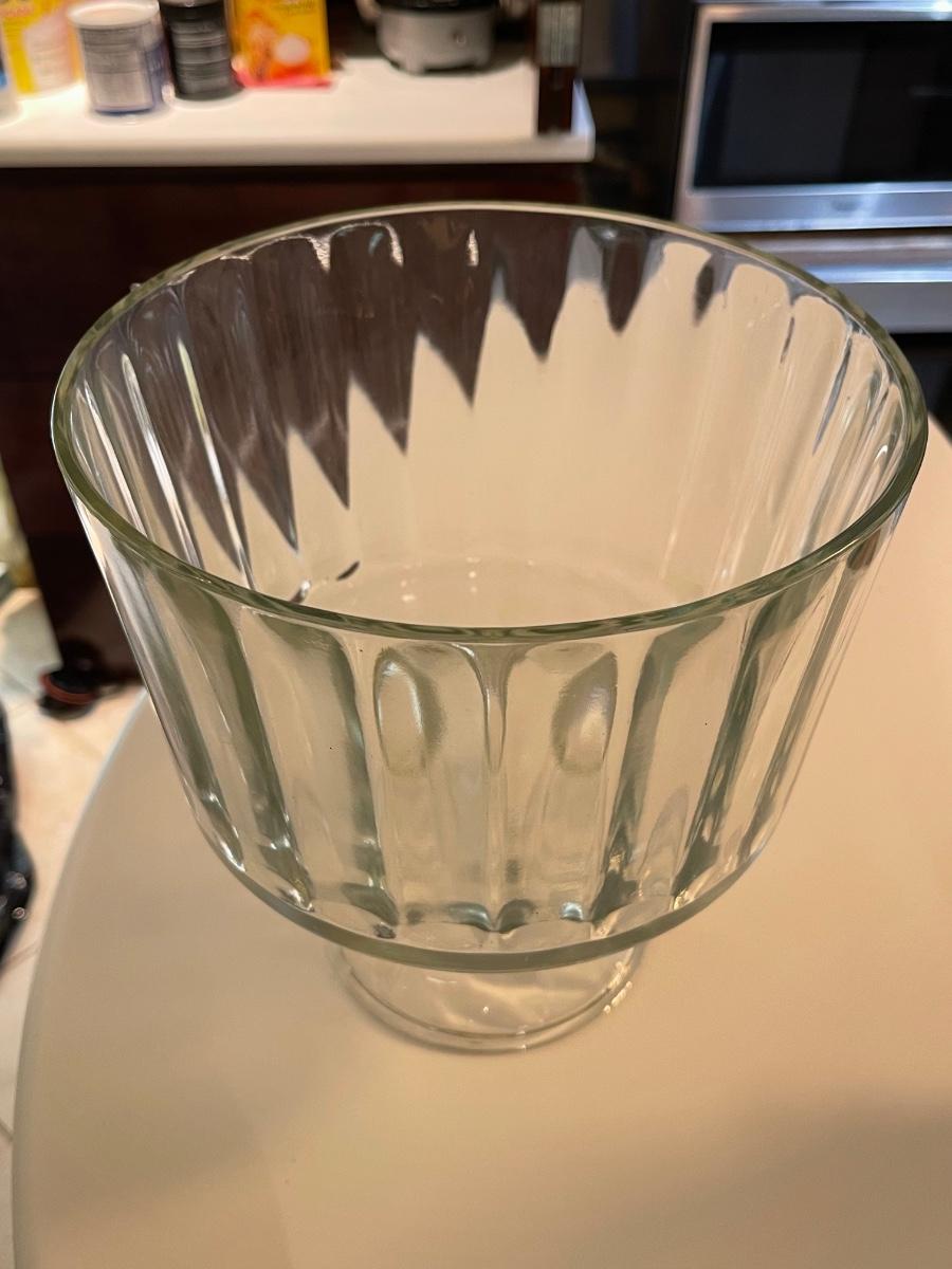 Vintage Glass Trifle Bowl Tuscany Collection Sierra