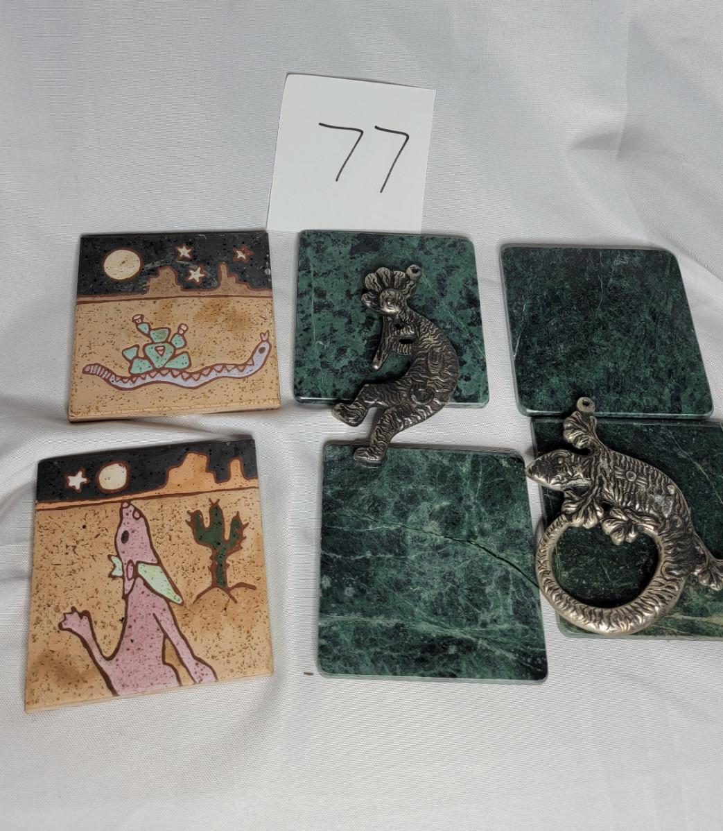 Coasters and wall art | EstateSales.org