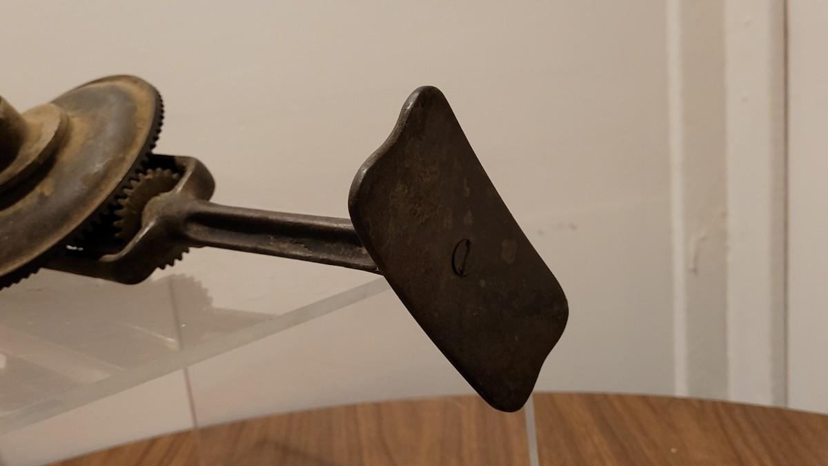 Lot 97: Vintage Shoulder Auger Drill Press Hand Crank Tool ...