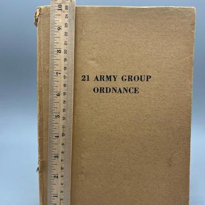 Vintage 21 Army Group Ordinance Campaign in North West Europe ...