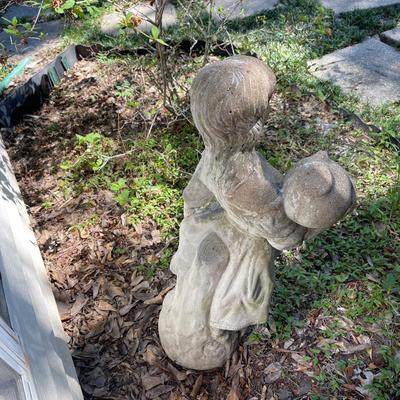 Cement Garden Statue | EstateSales.org