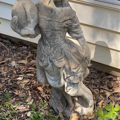 Cement Garden Statue | EstateSales.org