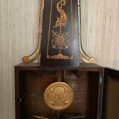 Ingraham 8 Day Ship Banjo Wall Clock | EstateSales.org