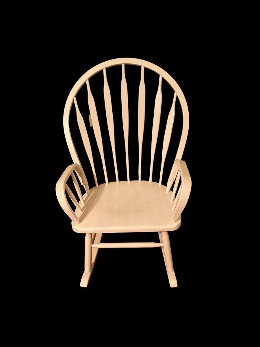 Solid wood Bentwood style rocking chair with arms | EstateSales.org