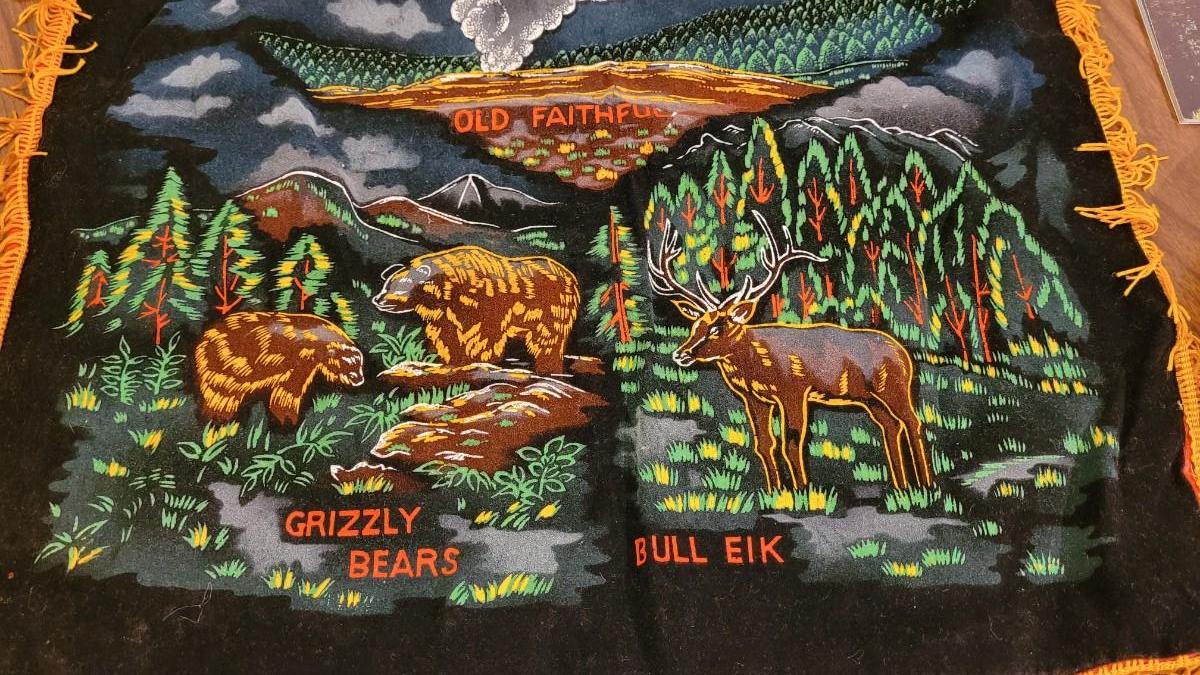 Lot 55 Vintage Yellowstone And Wyoming Memorabilia