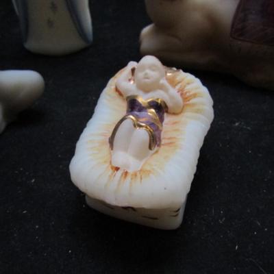 Vintage Fenton Hand Painted Nativity Figures- First Edition- 5 Pieces ...