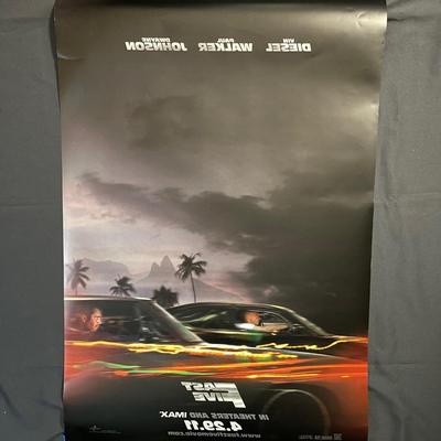 LOT 24: FAST FIVE ORIGINAL POSTER | EstateSales.org