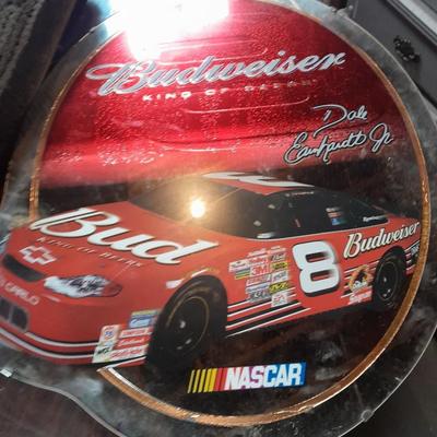 LOT 121 BUDWEISER DALE EARNHARDT JR. COLLECTOR'S MIRROR NASCAR ...