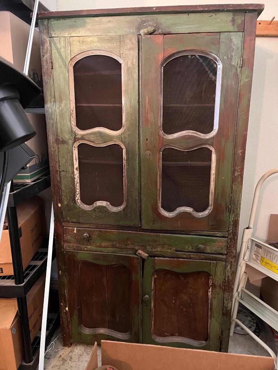 double sided pie cabinet | EstateSales.org