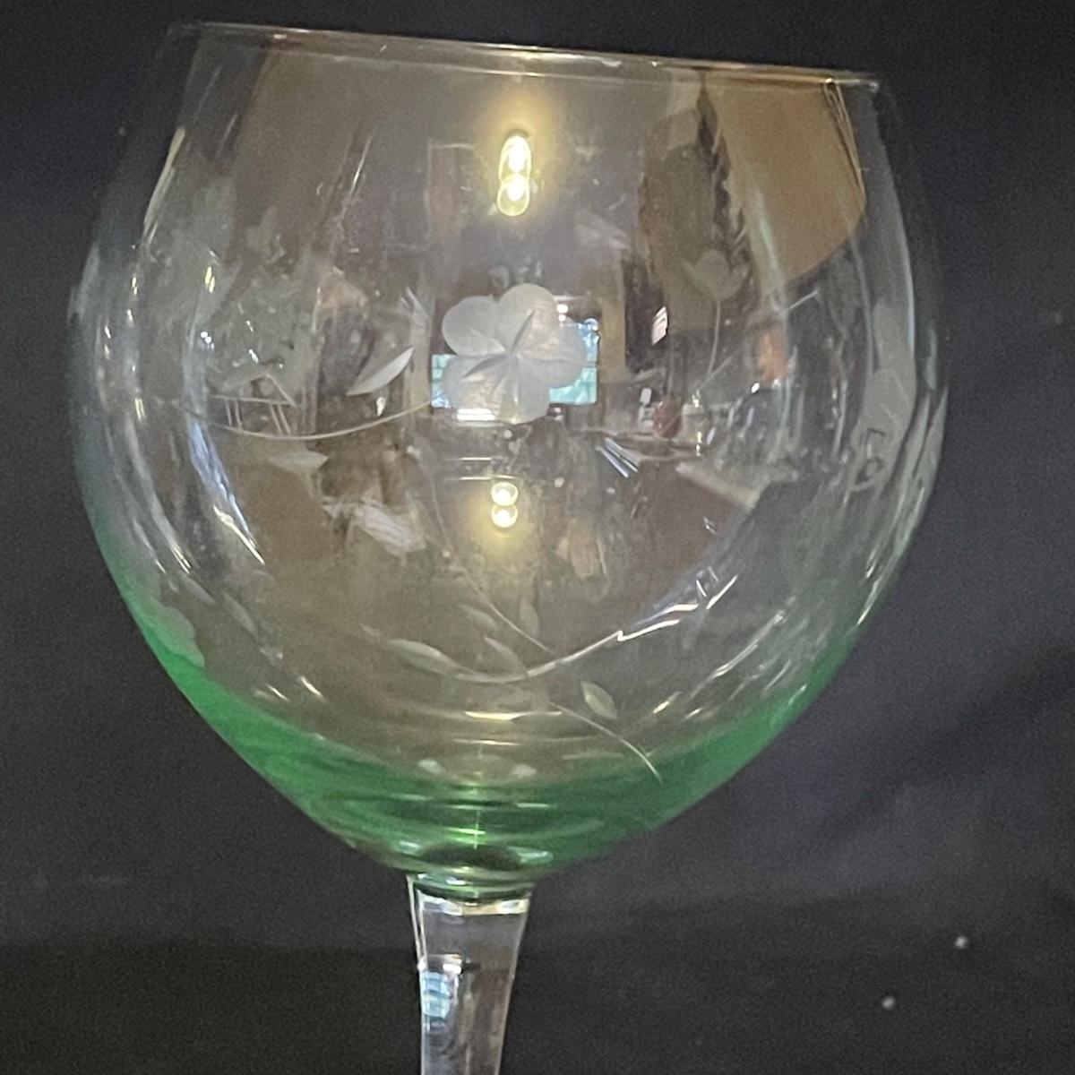Etched Glass Stemware And More K Rg