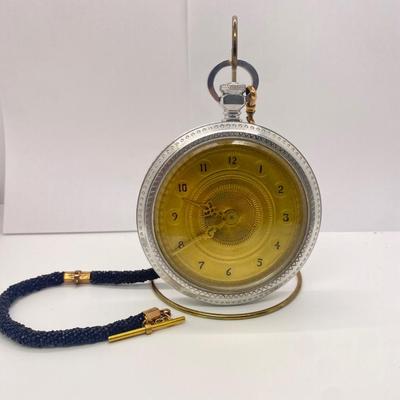 Vintage Antique Large Oversized Hanging Pocket Watch Clock ...