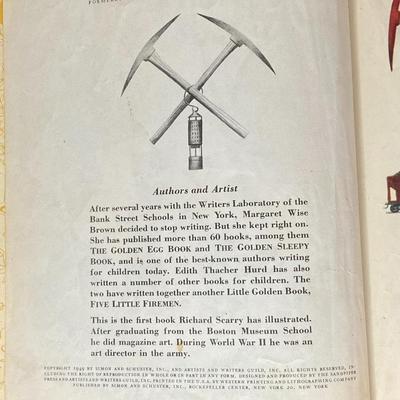 LOT 13: VINTAGE TWO LITTLE MINERS- A LITTLE GOLDEN BOOK 1949 ...