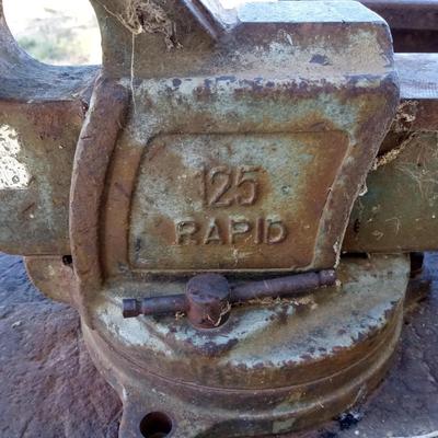 125 RAPID SWIVEL BENCH VISE | EstateSales.org
