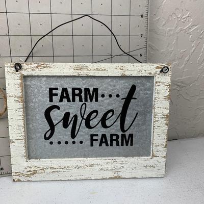 #45 Farm Sweet Farm & Welcome To Our Farm Sign | EstateSales.org