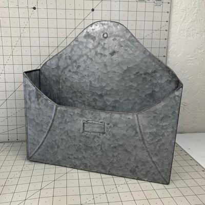 #75 Metal Envelope Wall Pocket Decor | EstateSales.org