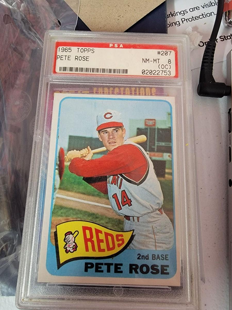 1965 Topps Pete Rose PSA 8 | EstateSales.org