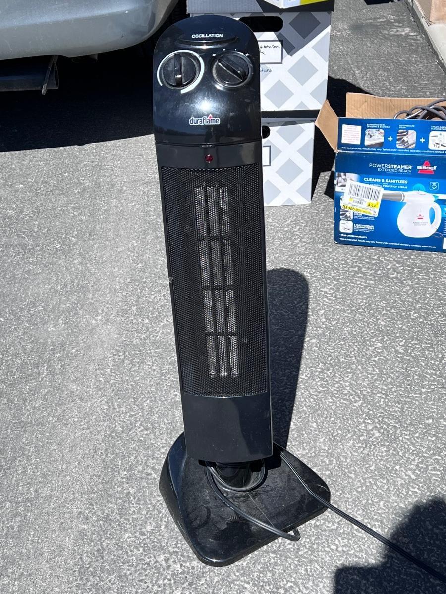 DuraFlame rotating tower heater | EstateSales.org