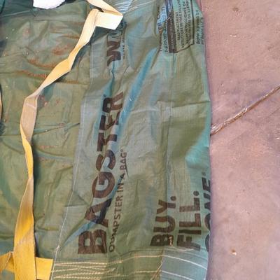 LARGE TARP-LIKE WASTE MANAGEMENT BAGSTER TRASH DISPOSAL | EstateSales.org