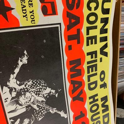 Grand Funk Railroad Cole Field House Concert Poster | EstateSales.org