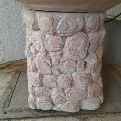 NATIVE AMERICAN THEMED WATER FEATURE WITH PUMP | EstateSales.org