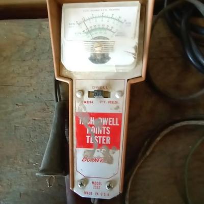 TACH DWELL POINTS TESTER-PEERLESS TIMING LIGHT AND GAUGES | EstateSales.org