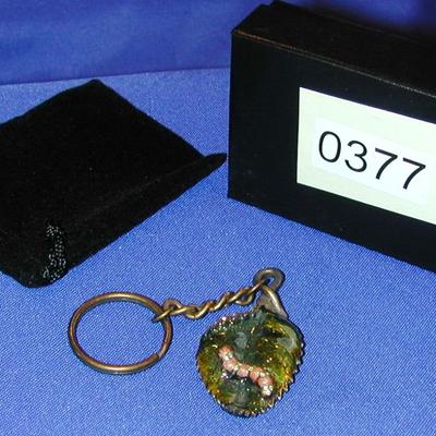 Jay Strongwater Jeweled Caterpillar Key Chain Lot 377 | EstateSales.org