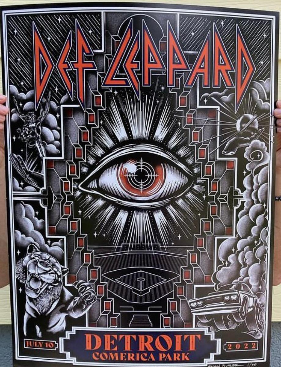 Def Leppard Detroit poster - Grammy Nominated Artist Arian Buhler ...