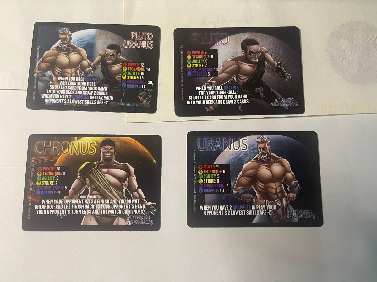 Pluto/Uranus tag, Pluto, Uranus, Chronos (face cards only ...