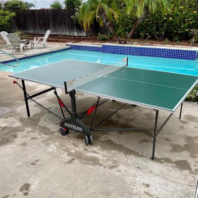 KETTLER NORDKAP Roll - A - Way Playback - Table Tennis Ping Pong Table ...