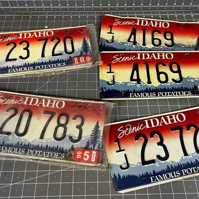 Idaho License Plates from the 90's | EstateSales.org