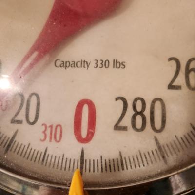 Vintage Taylor Professional Large Dial Mechanical Scale 330 lbs Made In ...