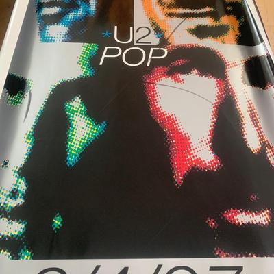 1986 U2 Pop Poster | EstateSales.org