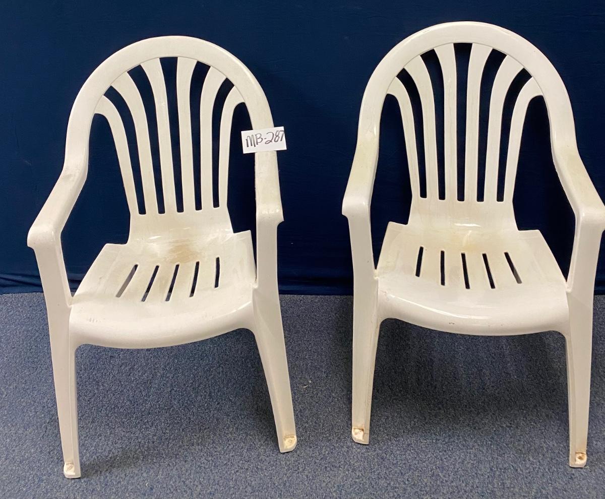 2 Plastic Chairs | EstateSales.org